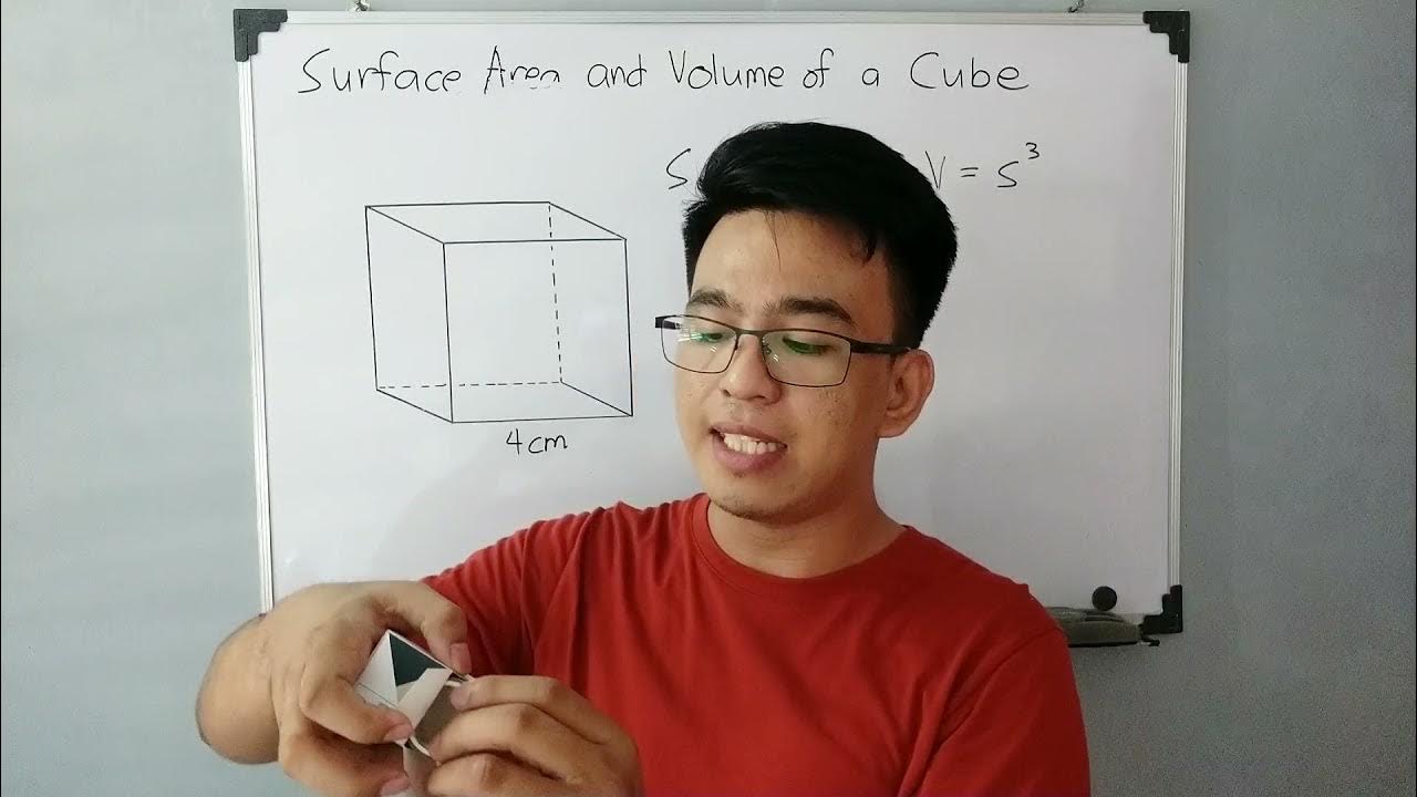 Surface Area and Volume of a Cube - Solid Figures - YouTube