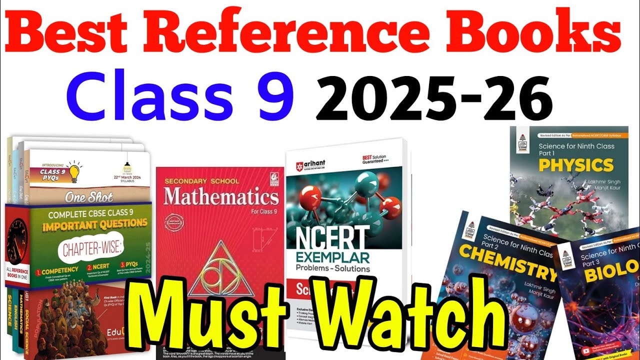 Class 9 Best Reference Books 2025-26 | - YouTube