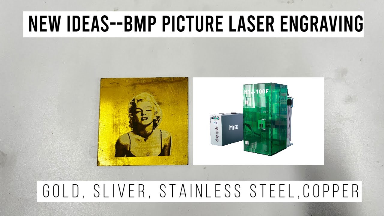 How to engrave photograph/picture/BMP without background by fiber laser ...