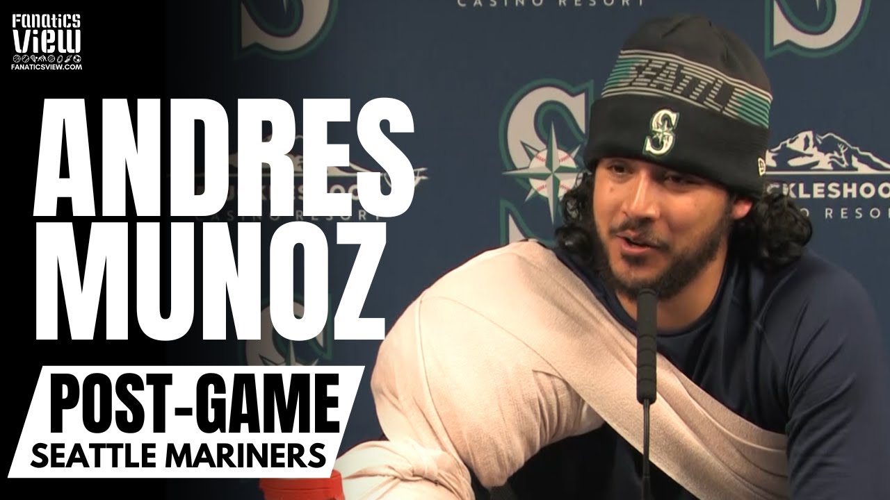Andres Munoz talks Seattle Mariners Confidence for 2024 Season & Scott ...