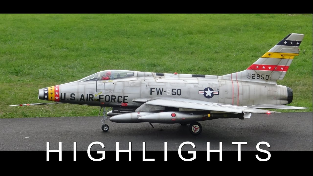 HIGHLIGHTS F-100D SUPER SABRE & LOCKHEED F-104 STARFIGHTER - YouTube