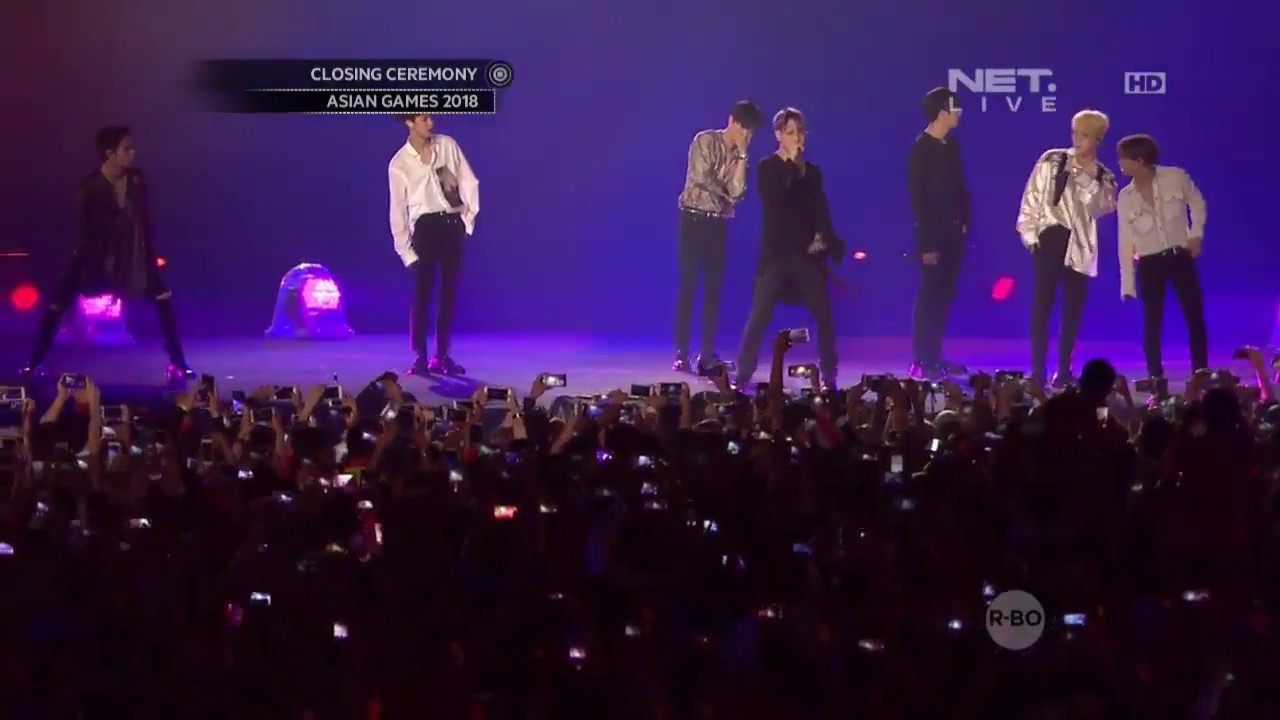 (HD) iKON - Rhythm Ta! at Closing Ceremony Asian Games 2018 - YouTube