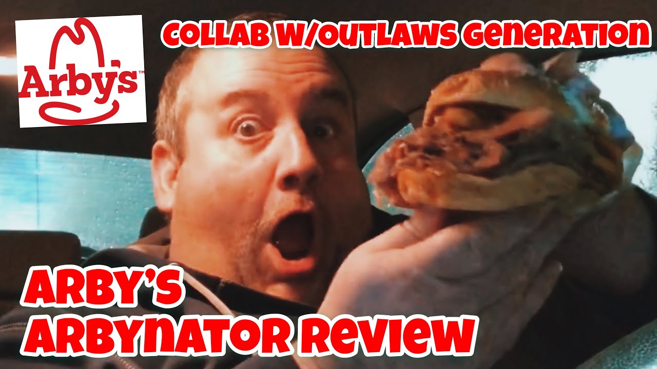 Arby’s Arbynator Review | HALF POUND of Beef - Collab w/Outlaws ...
