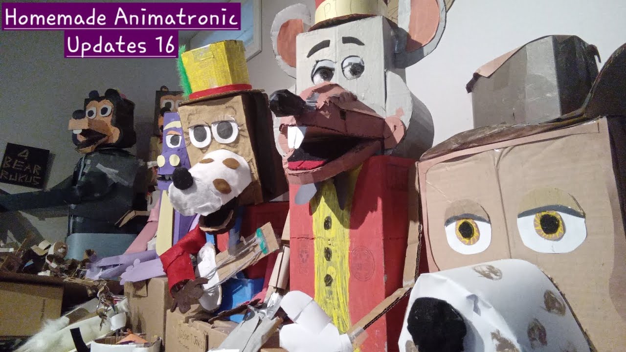 Homemade animatronic updates 16 - YouTube