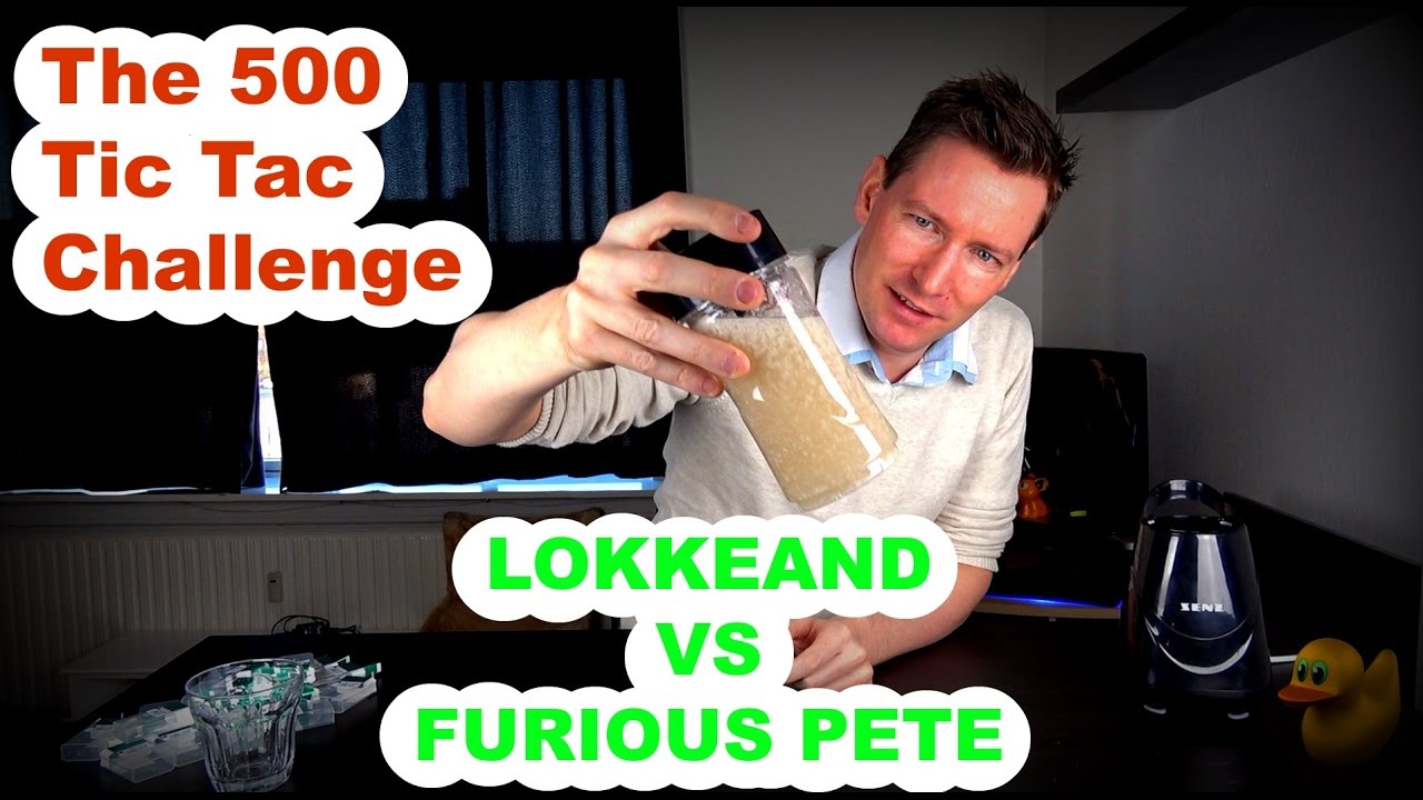 500 TIC TAC CHALLENGE " Lokkeand vs Furious Pete " - YouTube