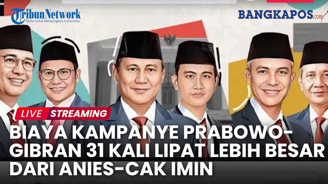 π΄ Laporan Awal Dana Kampanye Pilpres Prabowo Gibran 31 Kali Lipat