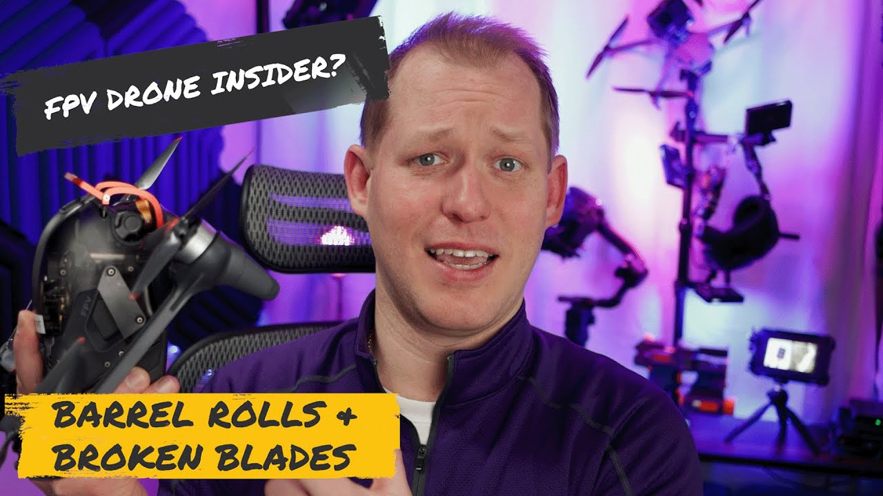 Learning FPV Drone Flight - Barrel Rolls & Broken Blades - YouTube