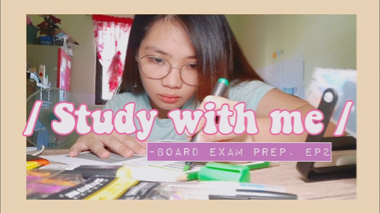 Study with me~pharmacy board exam prep ep 2 💊 || Pammy Cullado - YouTube