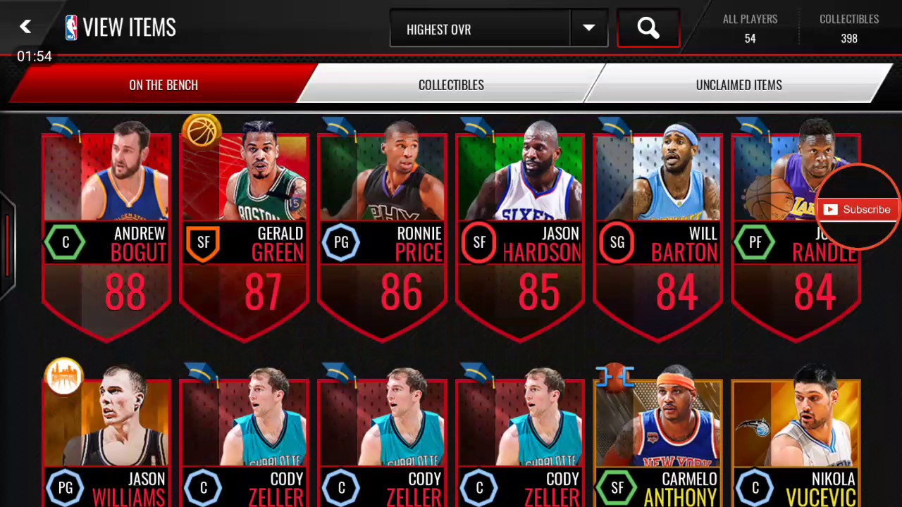Elite campus hero pack opening Nba live mobile - YouTube