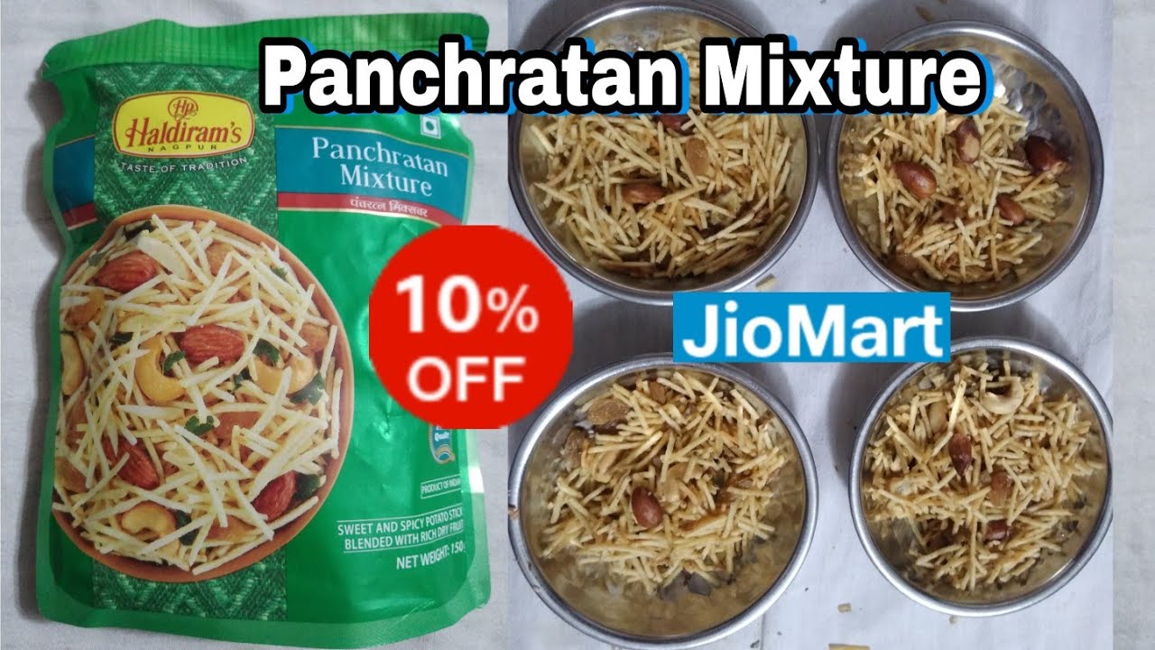 Haldirams Nagpur Panchratan Mixture @noorsonline | JioMart - YouTube