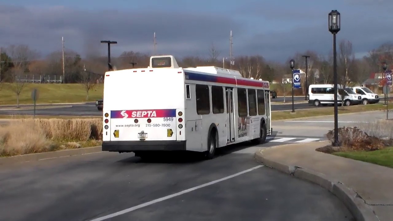 SEPTA BUS: NEW FLYER D40LF 5949 ON ROUTE: 110 - YouTube