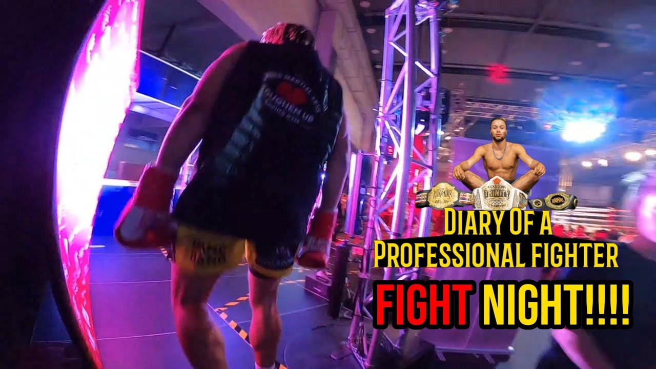Fight day!! Diary of a Professional Fighter - YouTube
