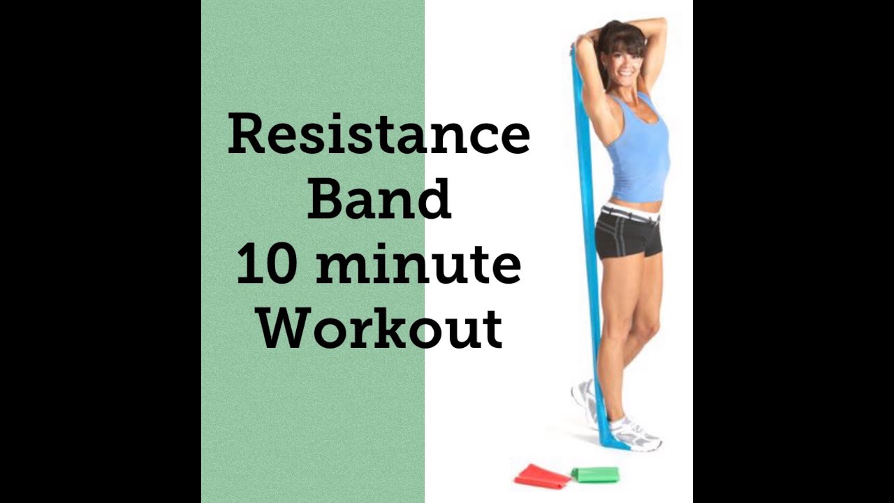 10 Minute Resistance Band Total Body Workout Youtube