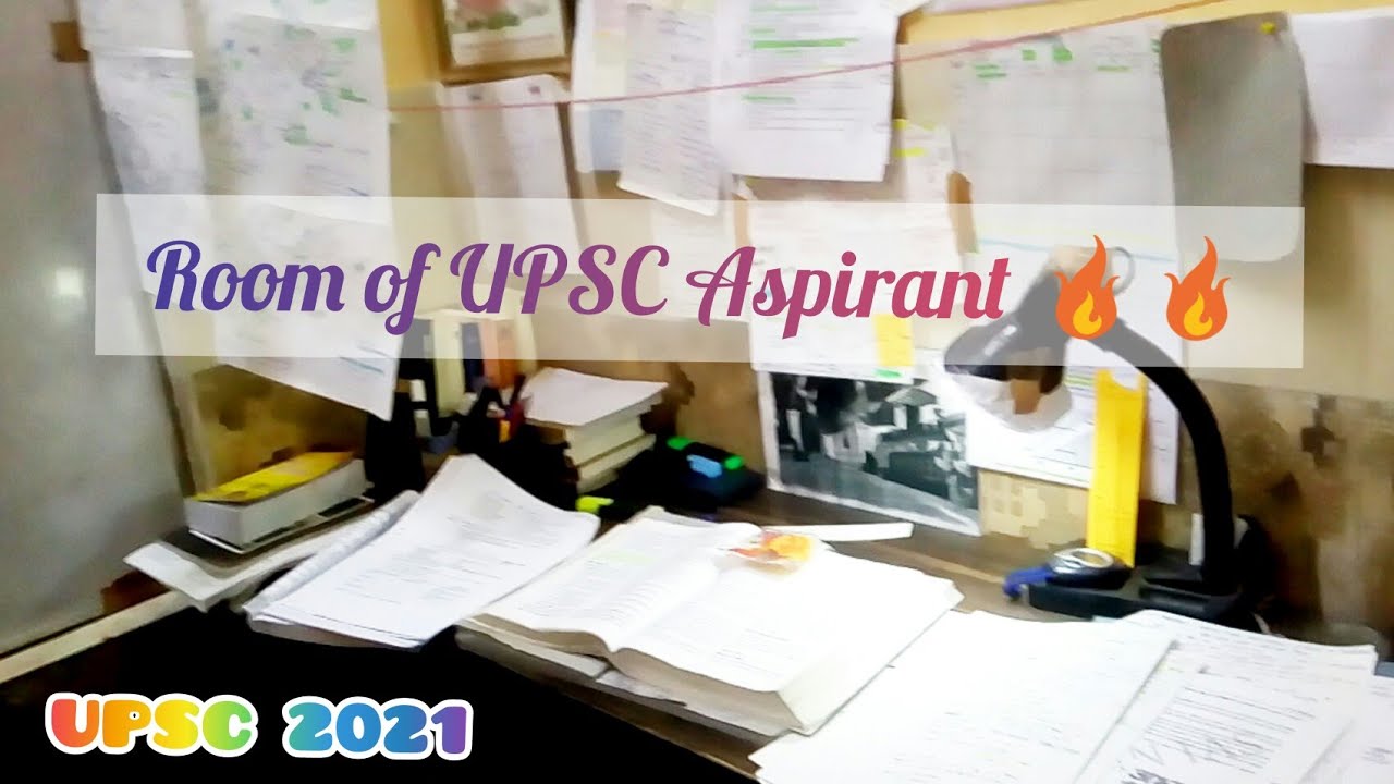 Room Of An UPSC Aspirant || How To Organise Your Self Study Room|| UPSC ...