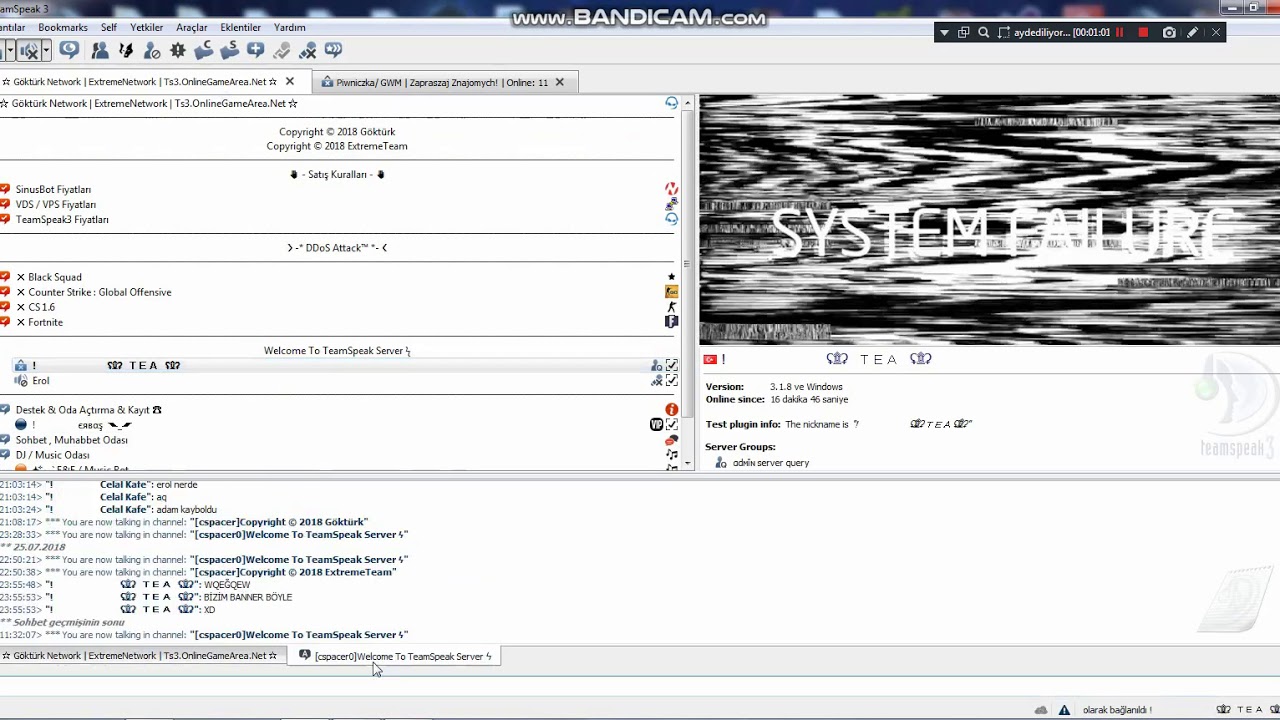 MyVirtualServer Voxility Guard TeamSpeak3 Spoof Attack, DOWN - YouTube