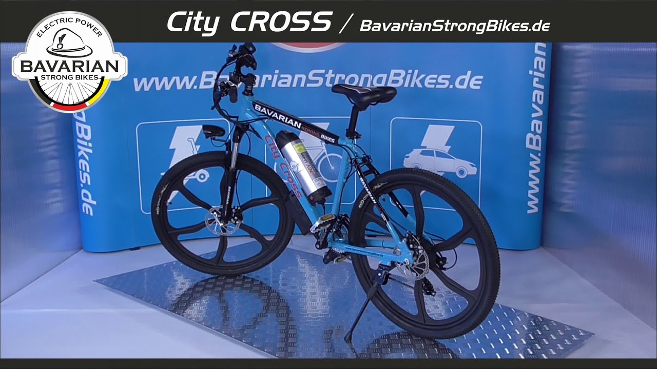 E-Bike - City Cross (B) - Bavarian Strong Bikes - YouTube