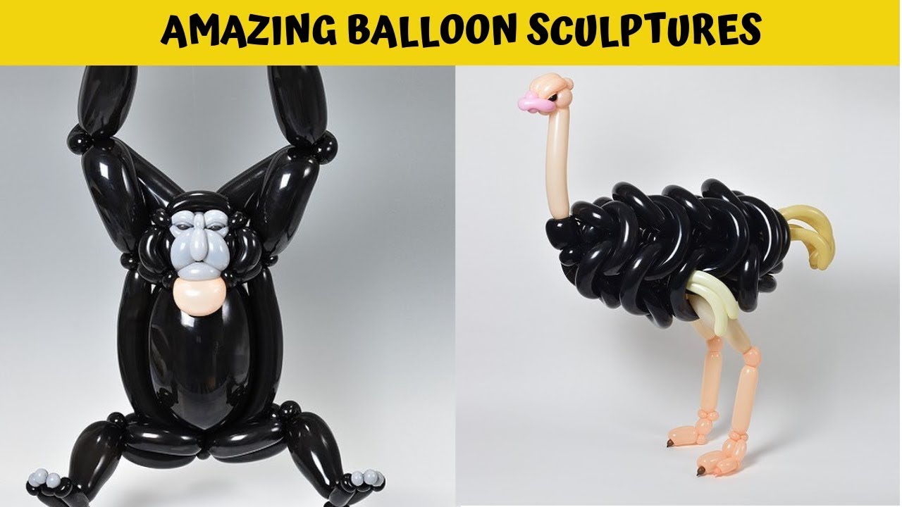 40 Incredibly Designed Balloon Sculptures By Japanese Artist - YouTube