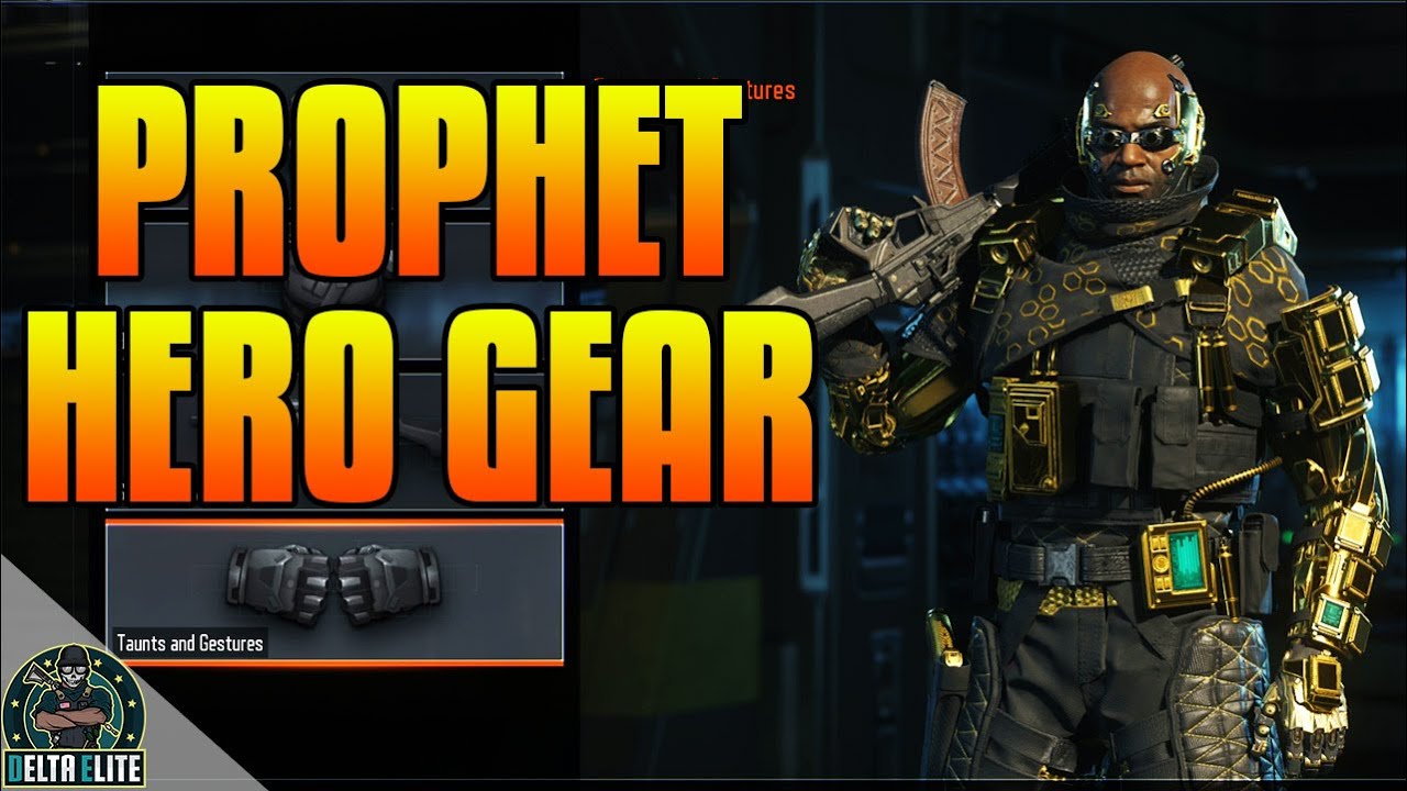 Black Ops 3 - "PROPHET" HERO GEAR SET SHOWCASE - ALL PROPHET GEAR ...