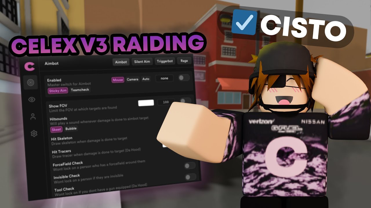 Raiding With The Best External Celex V3 (Updated)(Aimlock) - YouTube