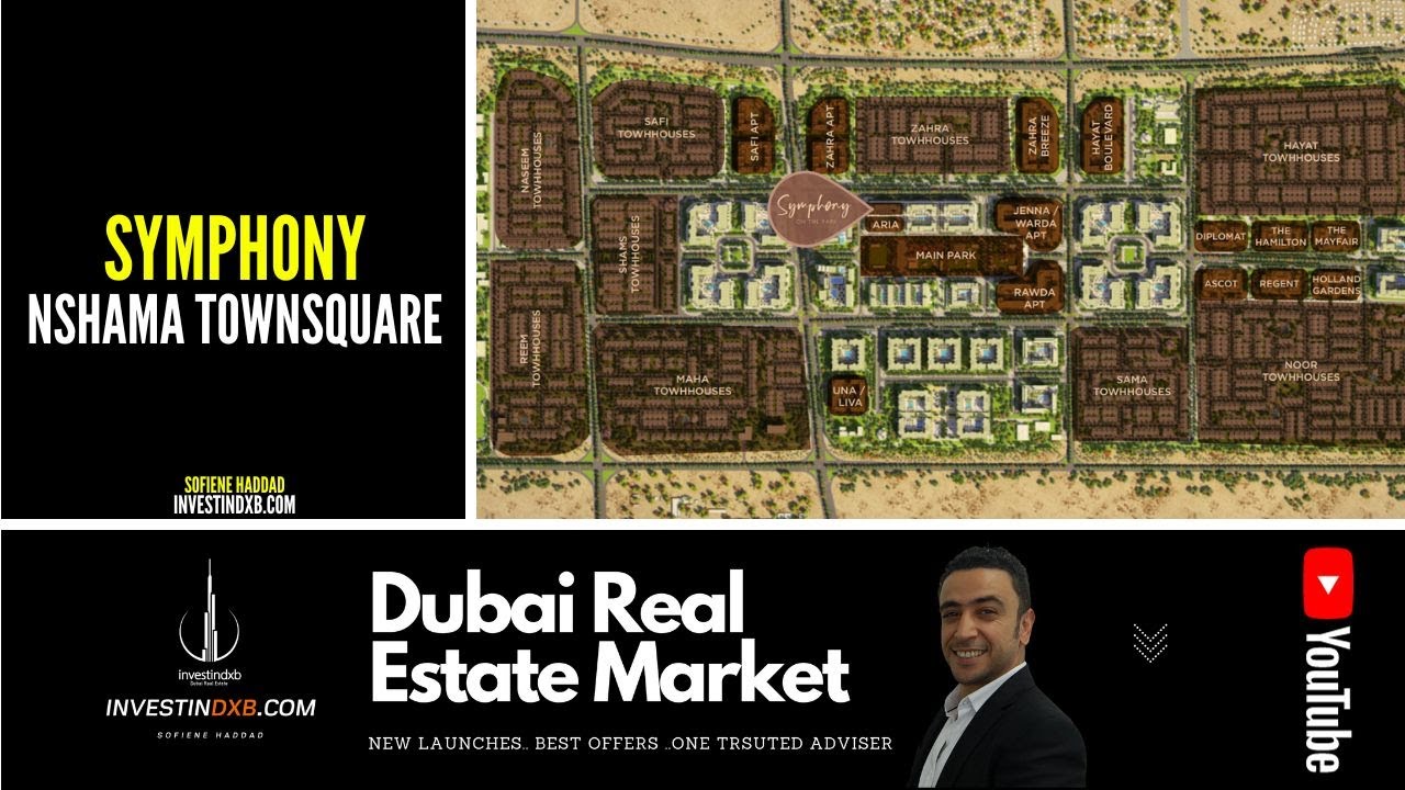 NSHAMA TOWNSQUARE MASTER PLAN WALKTHROUGH 2023 || SYMPHONY APARTMENTS ...