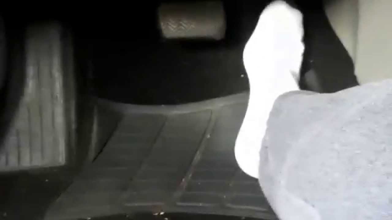 Driving around in socks - YouTube