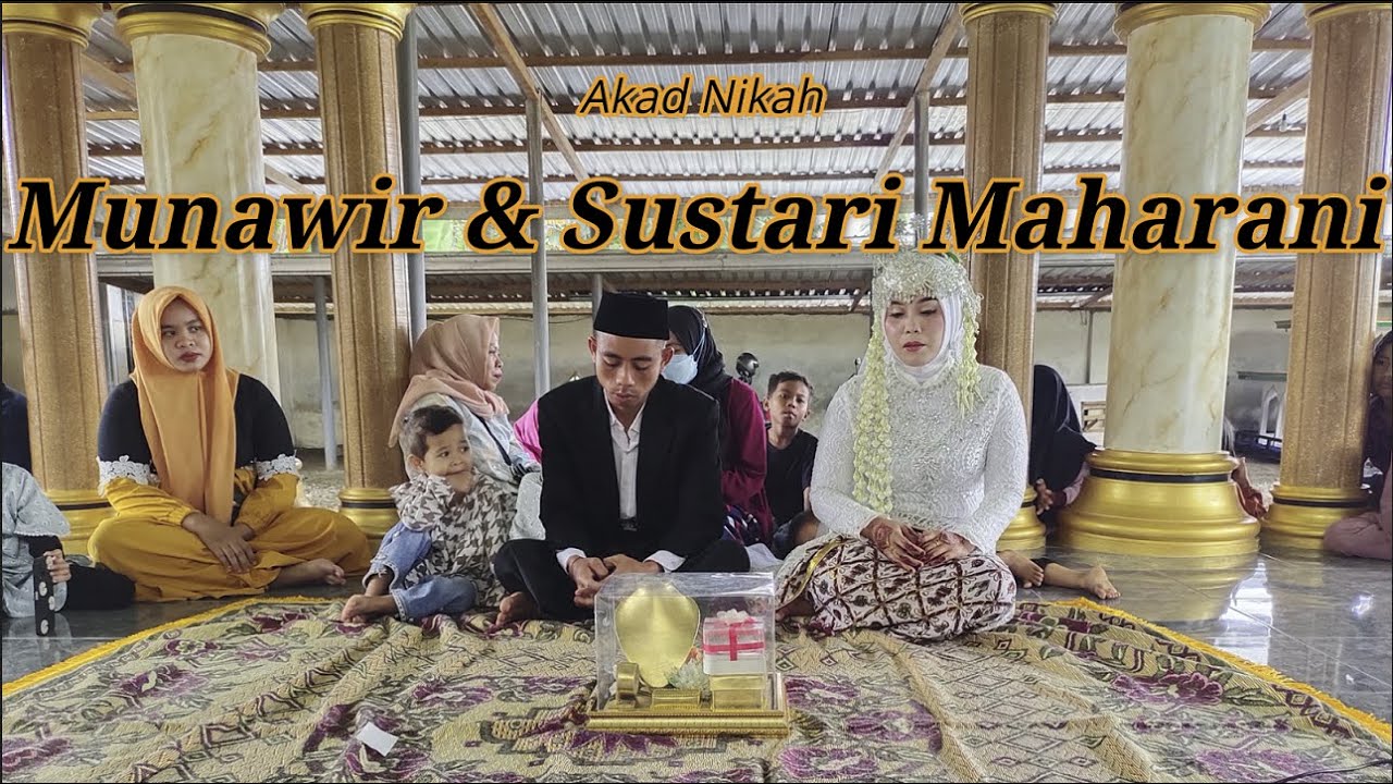 Akad Nikah Munawir & Tari - YouTube