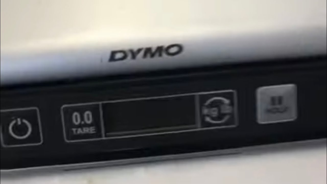 Calibration adjustment of a Dymo M25 - YouTube