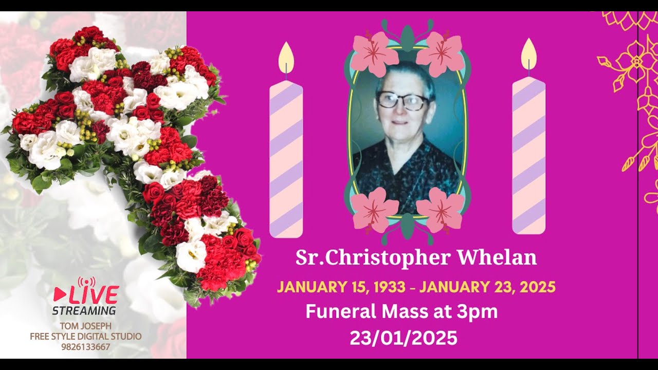 Funeral Service Sr.Christopher Whelan - YouTube