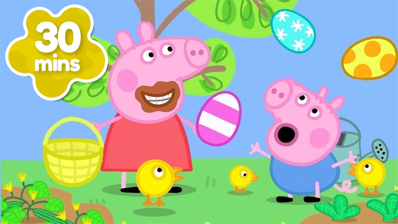 Crazy Fun Easter Egg Hunt! 🐣 | Peppa Pig Full Spring Episodes | 30 ...