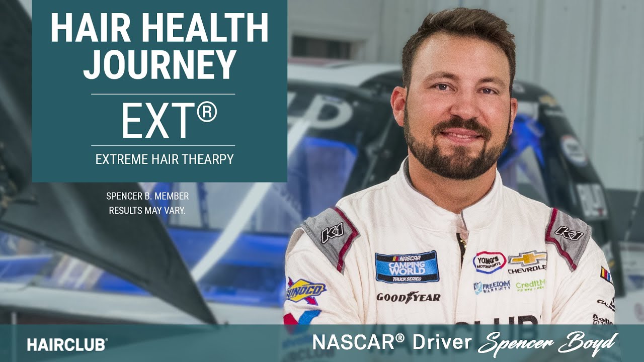 Hair Regrowth Journey with NASCAR champ | EXT Extreme Hair Therapy ...