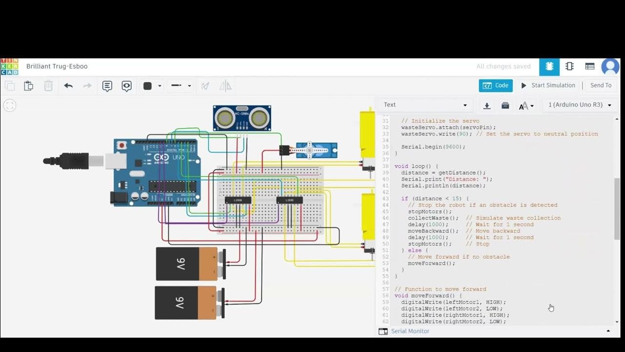 Arduino - Litter Collector Robot - YouTube