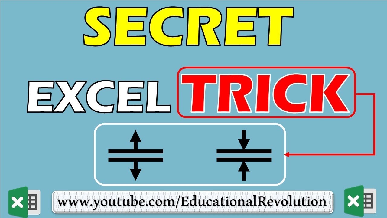 Excel Secret Tool - How to Use in Excel - YouTube