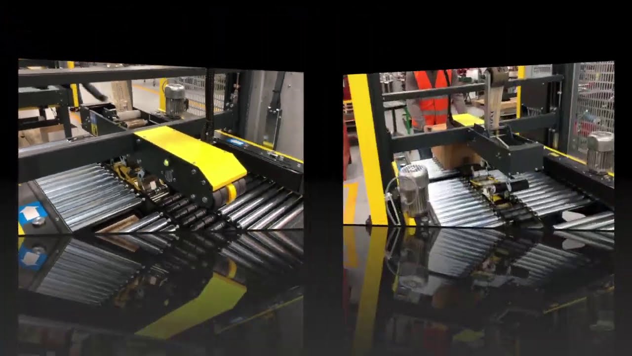 SM48/ Semi-automatic box sealer for large, random sized boxes, Siat ...