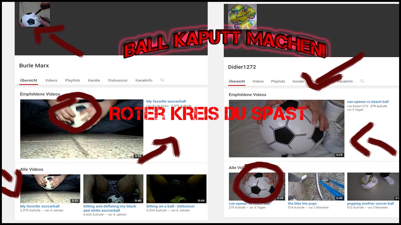 Ball kaputt machen!!! | Streetstyle | Ansage an Didier1272 - YouTube
