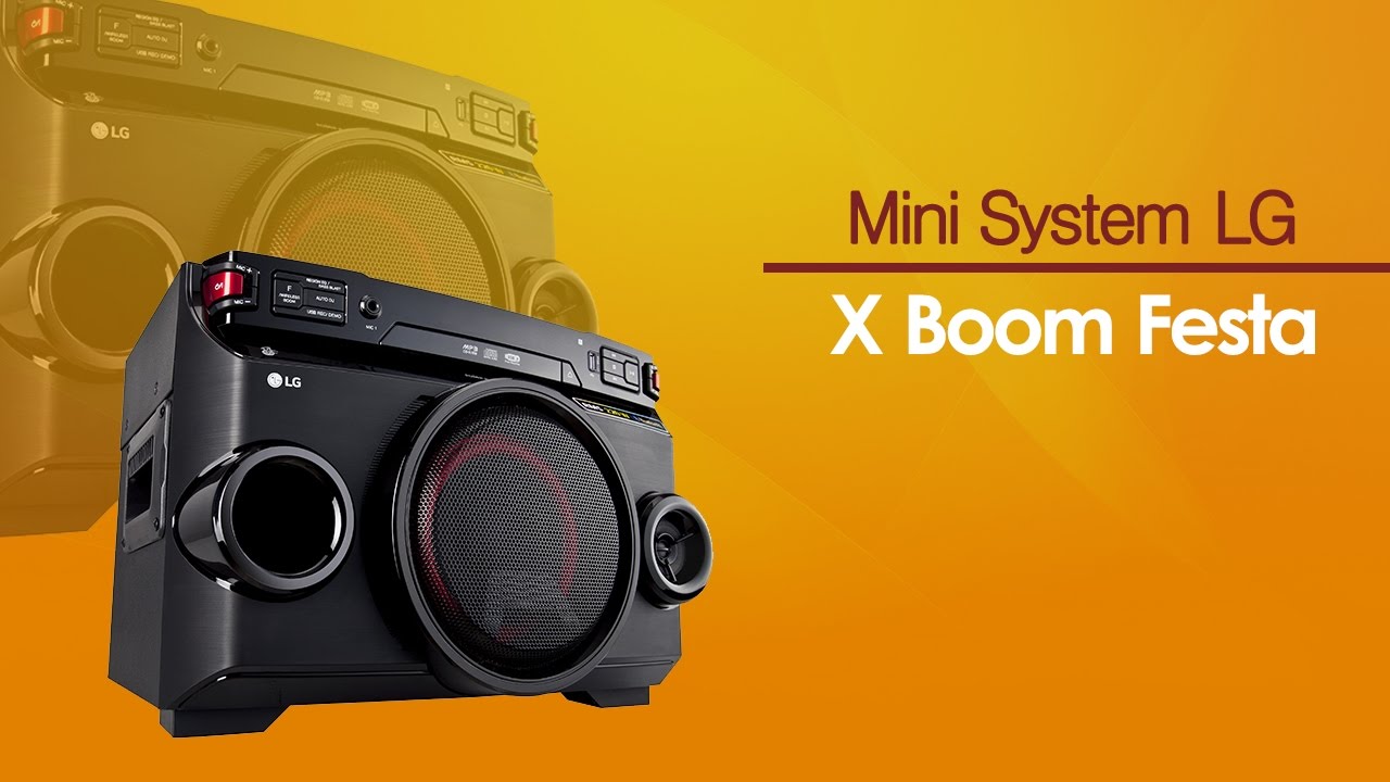 Mini System LG - X Boom Festa OM4560 - YouTube