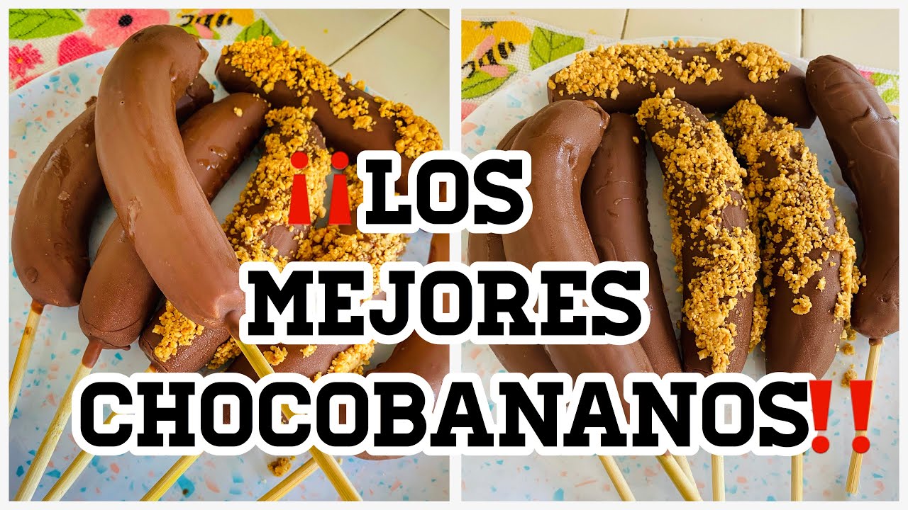 como hacer los mejores chocobananos que hayas probado - YouTube