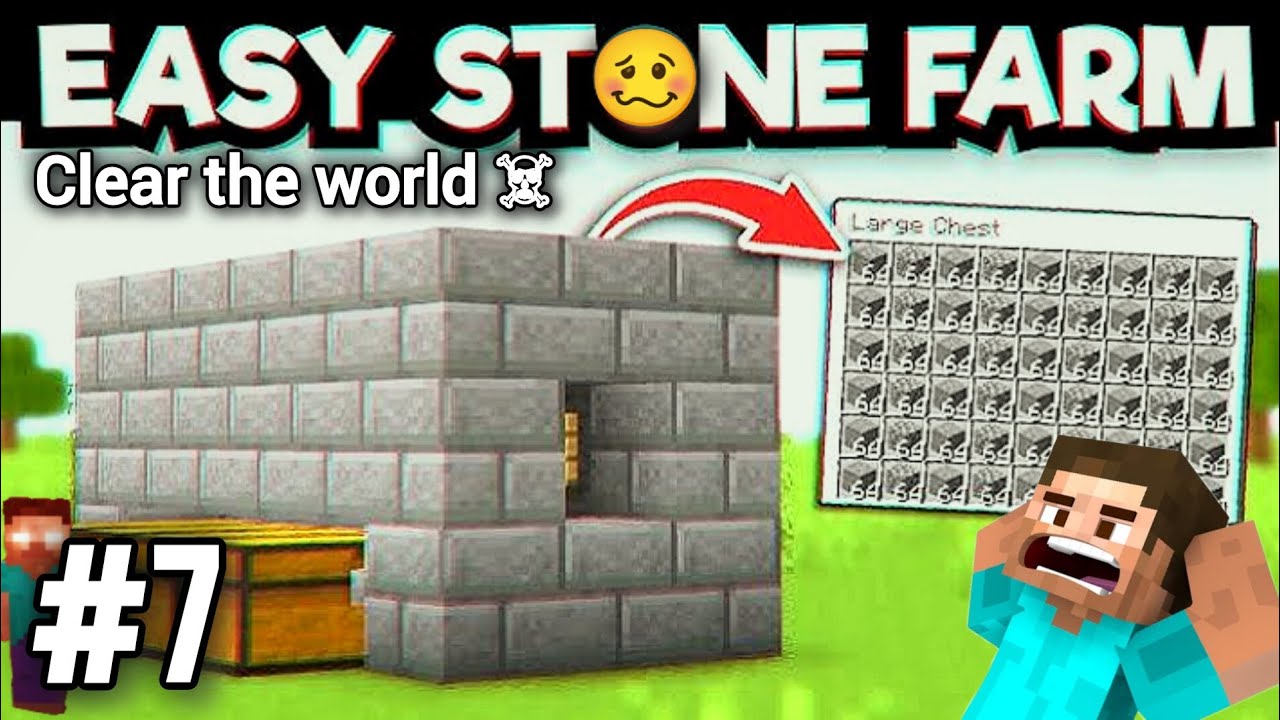 I build Easiest Stone Farm in Minecraft Survival Minecraft 1.21 - (100 ...