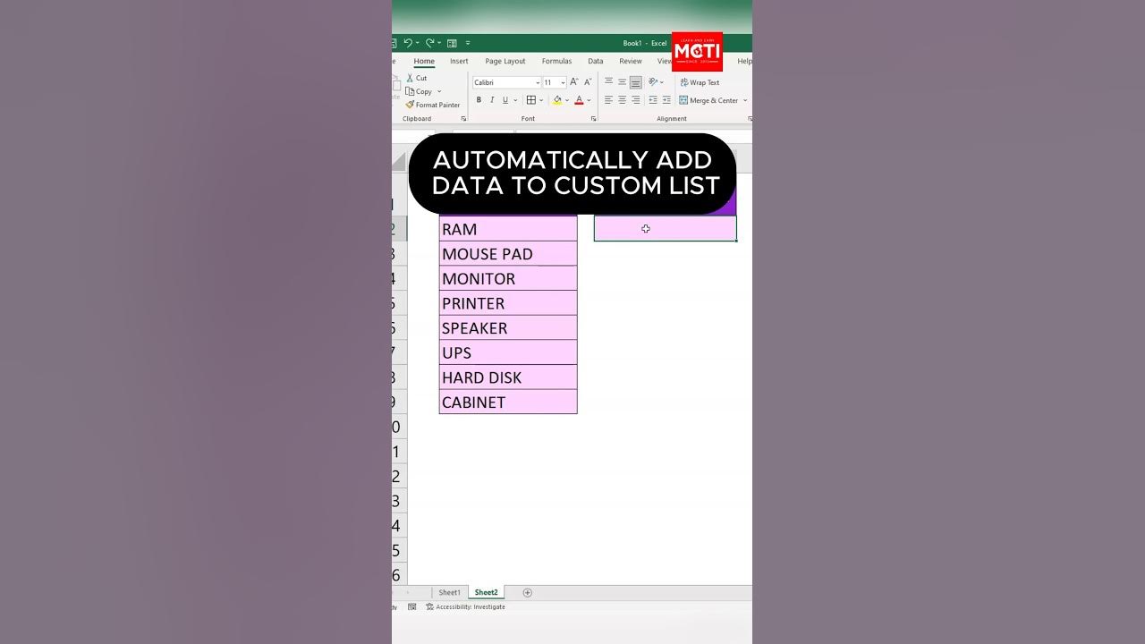 #datavalidation #custom #list #function #viral #ytshorts #explore #excel #exceltips #exceltech # ...