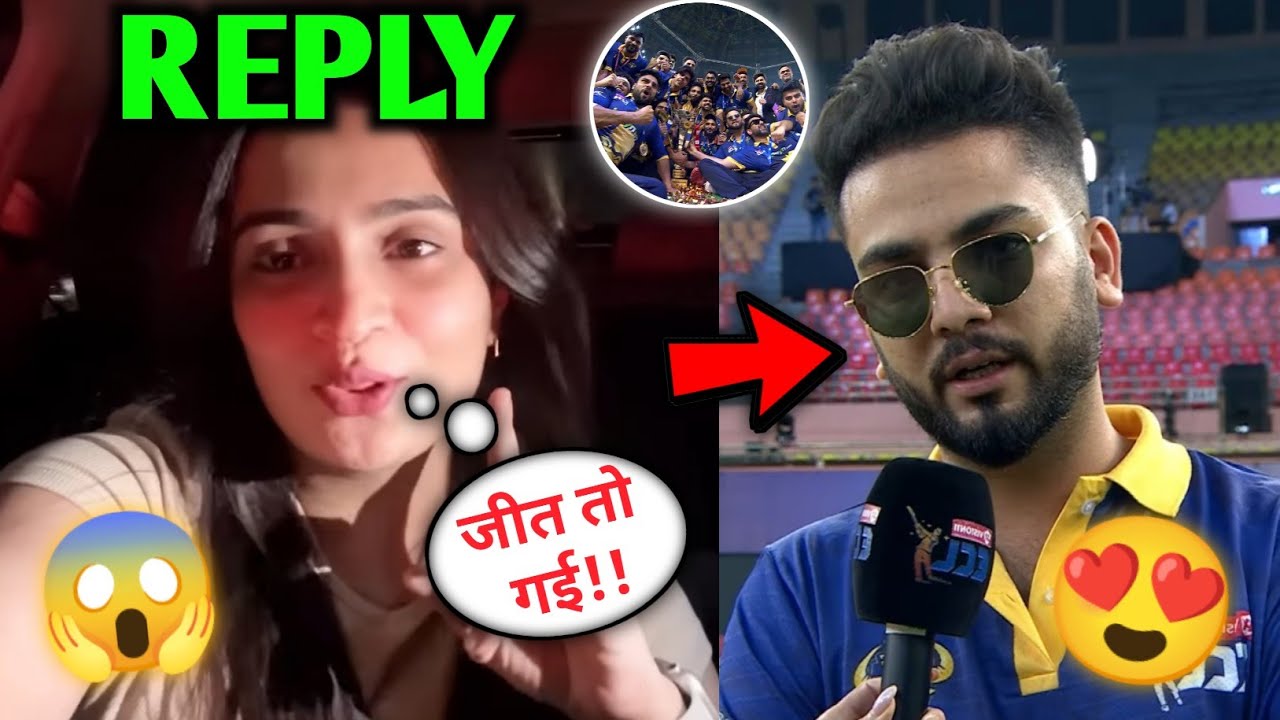 Kirti Mehra Live Support To Elvish Yadav In ECL Match😱, Kirti Mehra ...