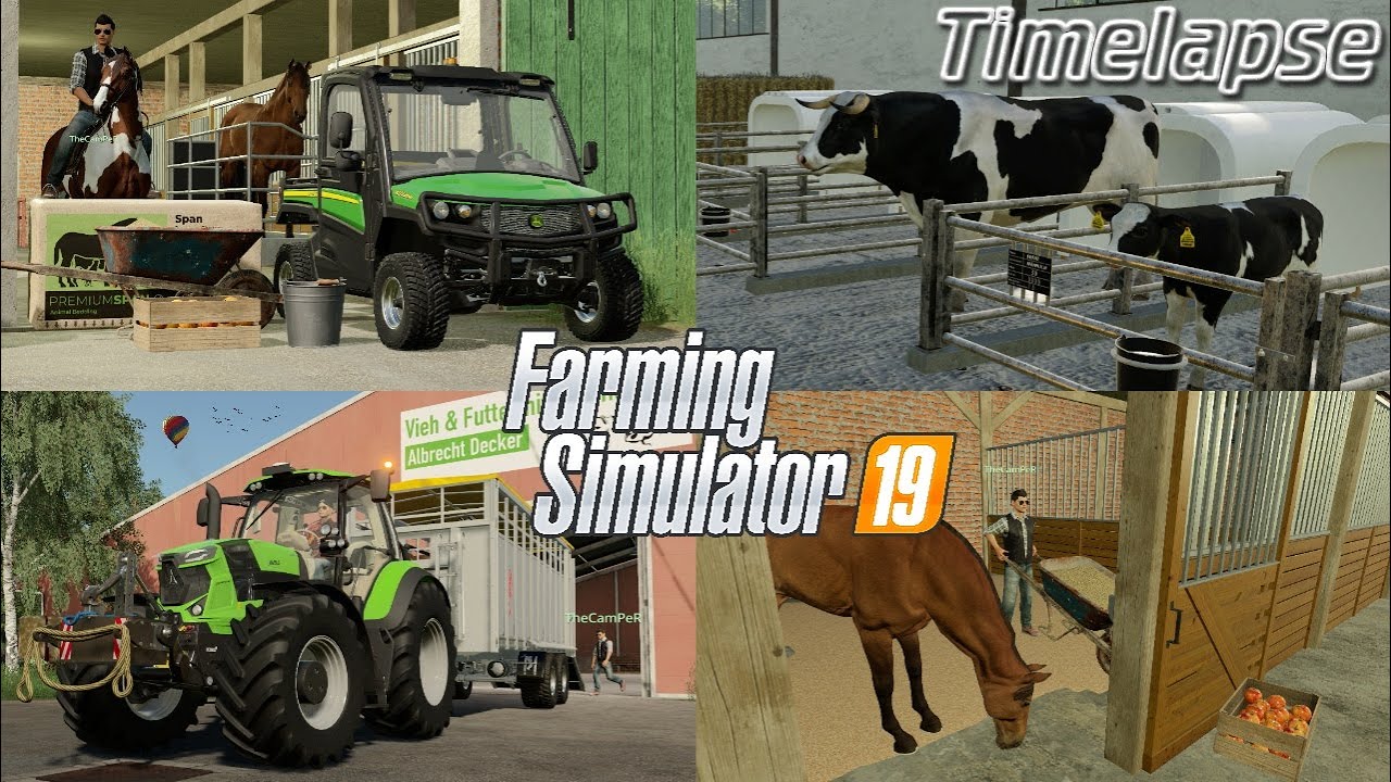 Selling BULLS & starting HORSE BREEDING with The CamPeR! 🐮🐴 | [FS19 ...