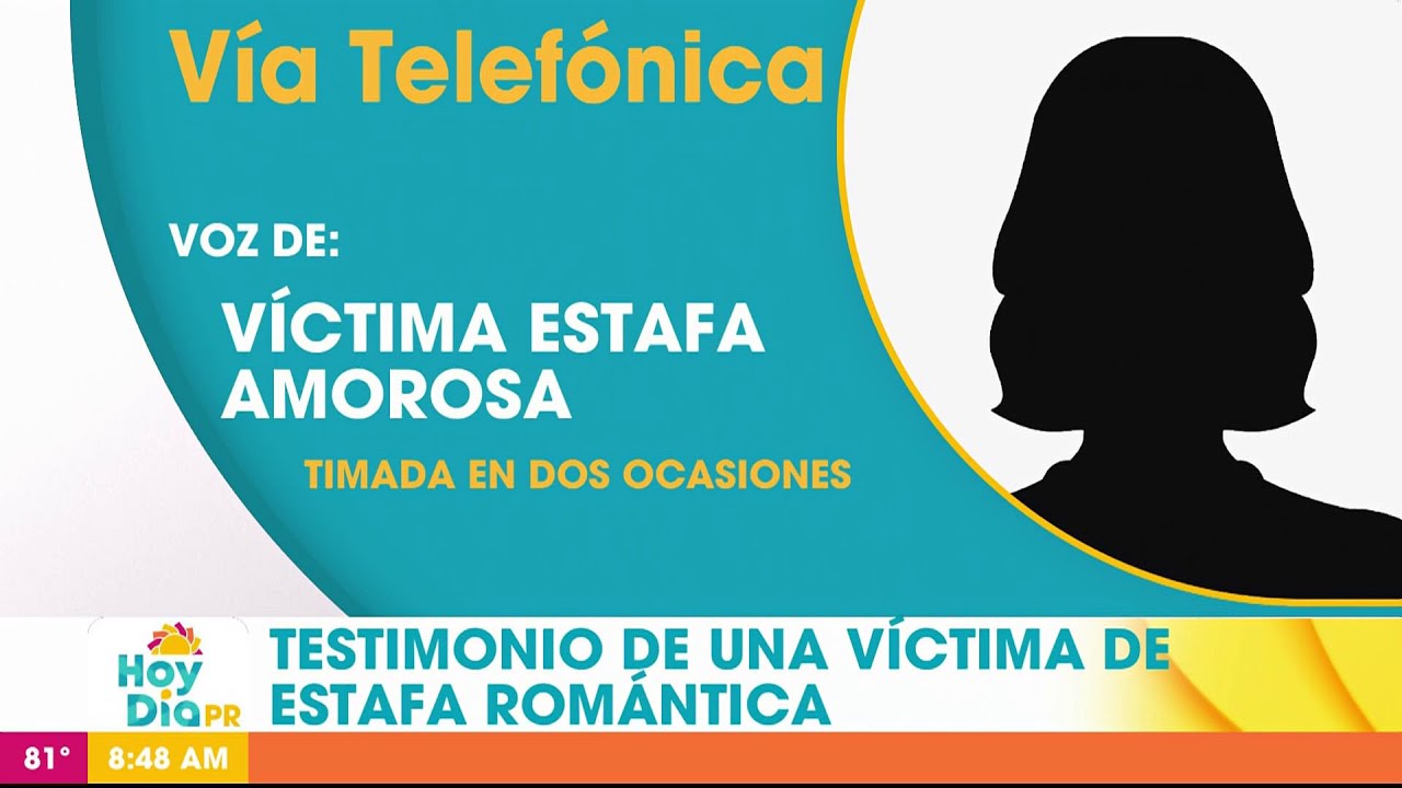 Víctima de estafa romántica ofrece su testimonio - YouTube