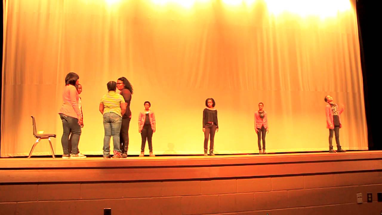 Garrison Middle School Girls Step Team - YouTube