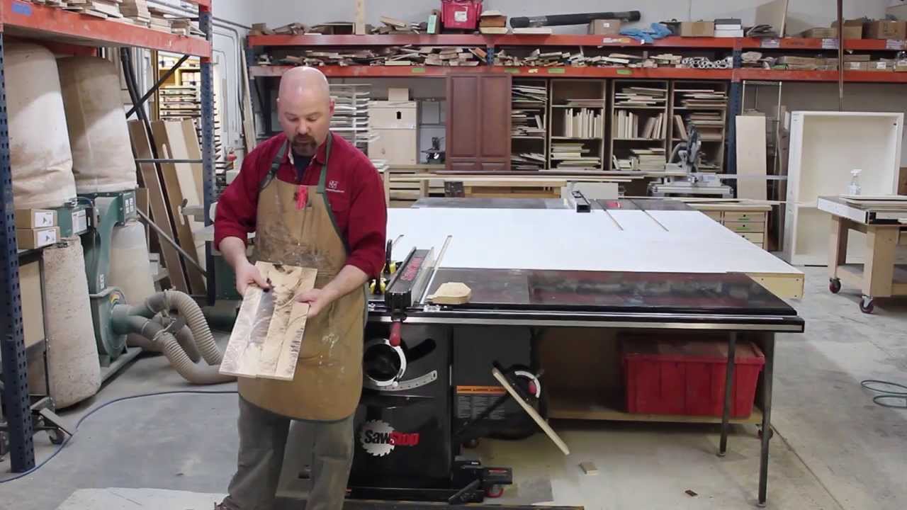Resawing On Your SawStop Table Saw - YouTube