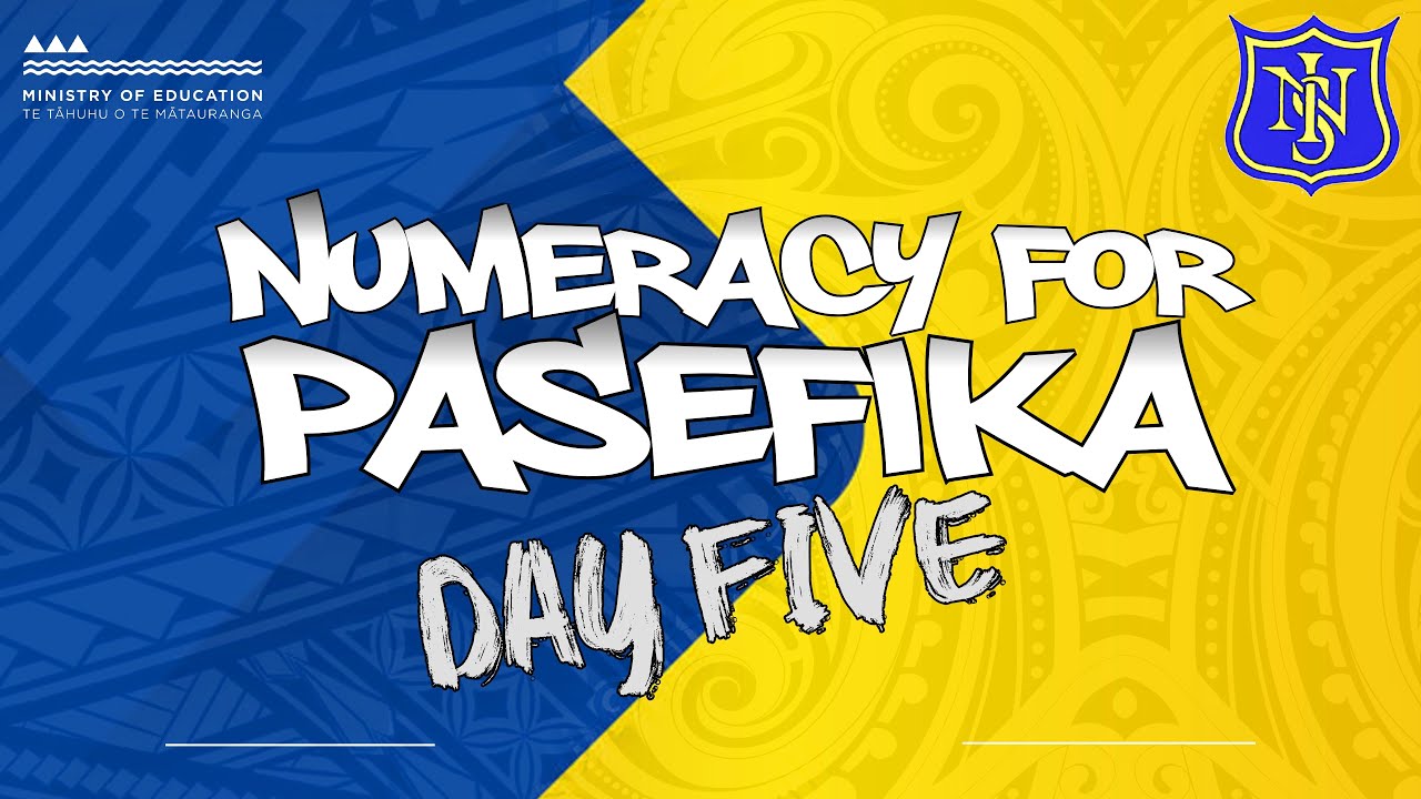 Numeracy for Pasefika 2023 - DAY FIVE - YouTube