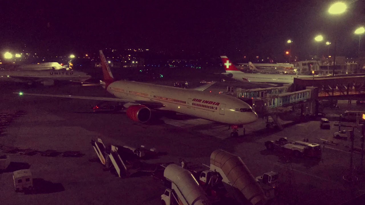 Air India flight AI 191 BOM EWR - YouTube