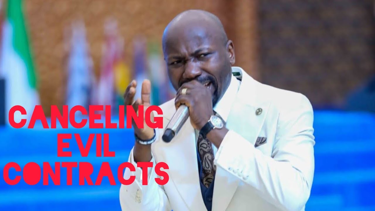 CANCELING EVIL CONTRACT | APOSTLE JOHNSON SULEMAN | EBENEZER 2025 - YouTube