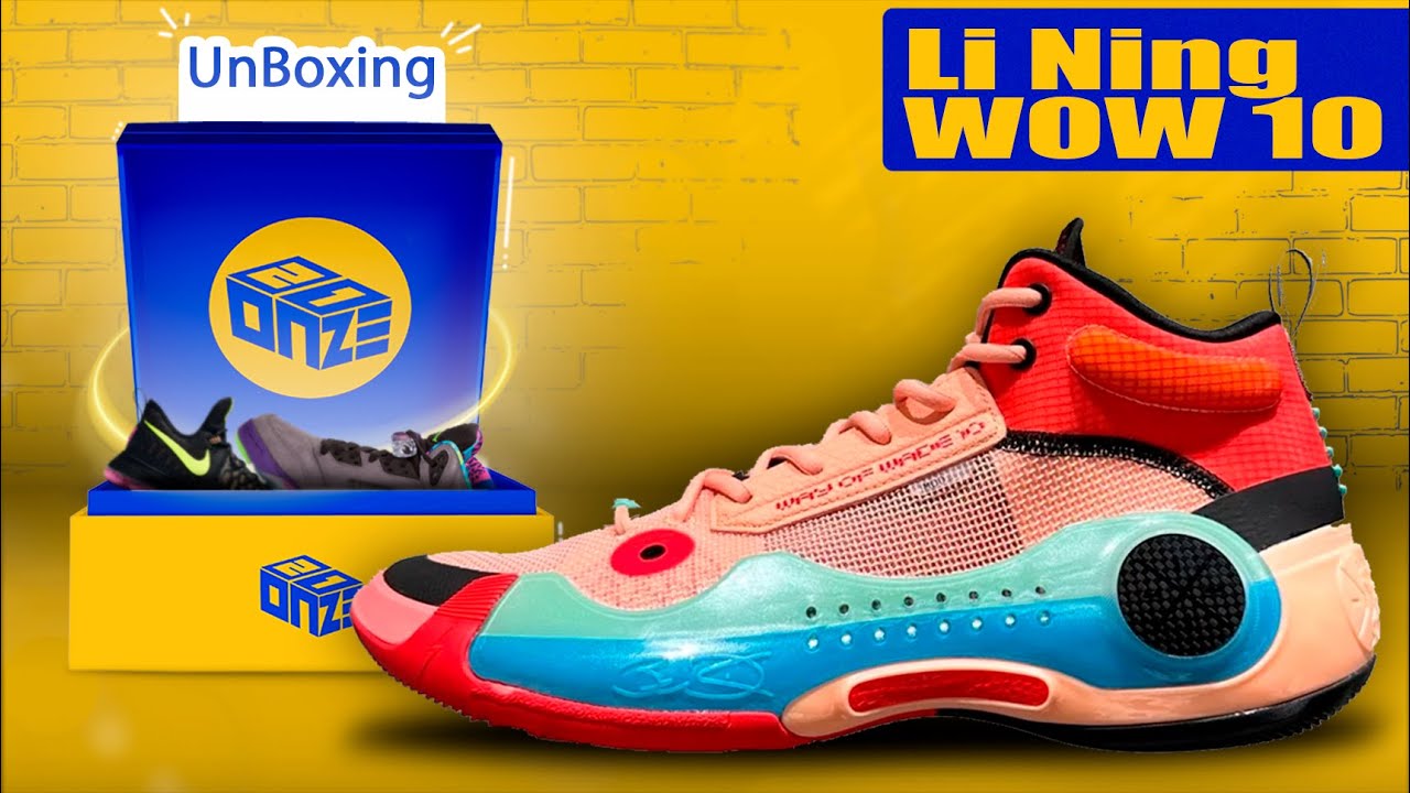 Unboxing Li Ning Way of Wade 10 “Art” - Em português PT-BR - YouTube