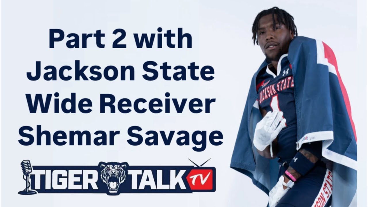 Part 2 (of 3) with Jackson State Wide Receiver Shemar Savage - YouTube