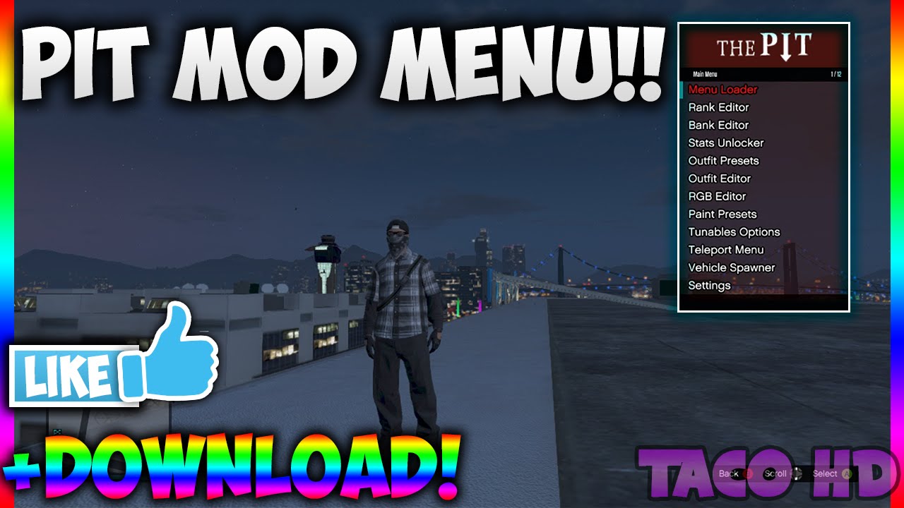 GTA 5 Online The Pit MOD MENU + DOWNLOAD Mod Menu - YouTube