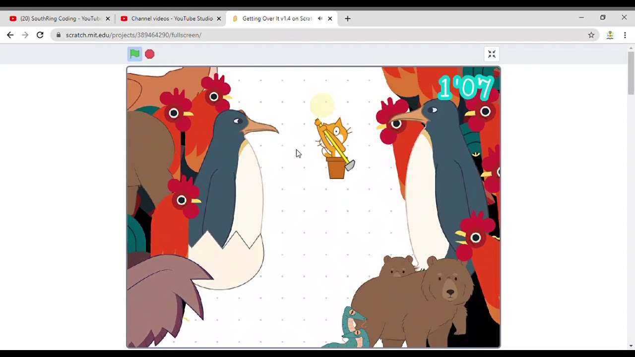 Getting Over It By Griffpatch 3'10 Speedrun - YouTube
